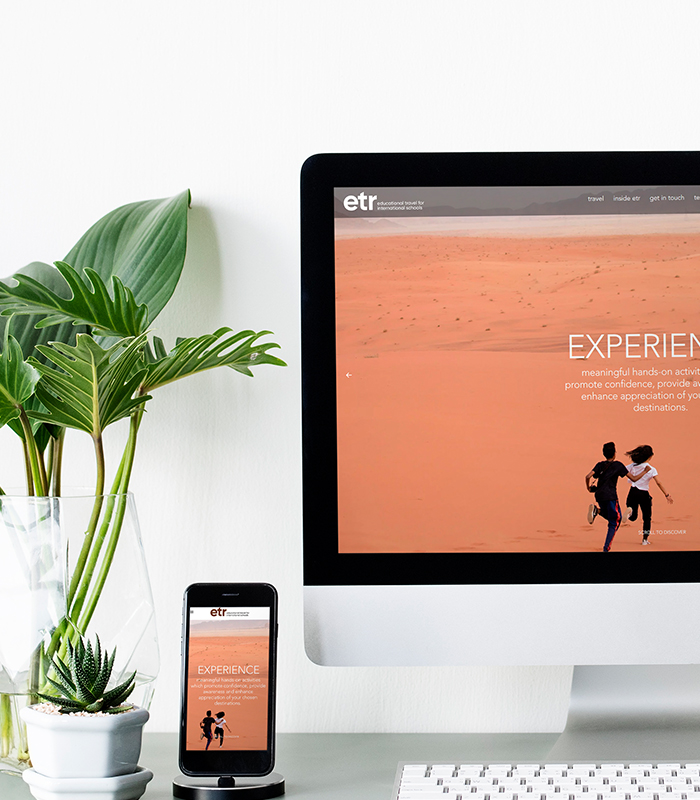 etr Tours: Branding, Web & UX Design